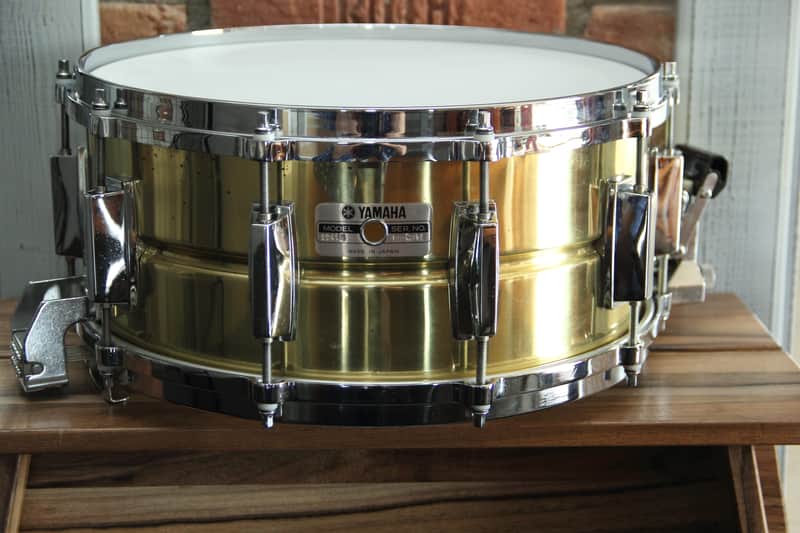 VERY RARE! Yamaha SD416 1987 Recording Custom Brass Snare | Reverb