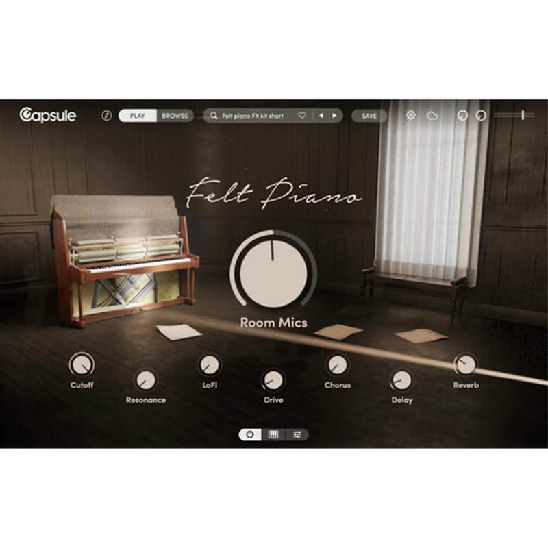 CAPSULE AUDIO Felt Piano Cinematic Virtual Instrument | VST-3 | Reverb