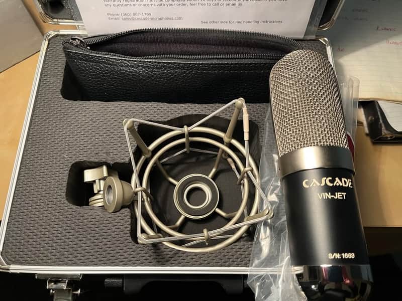 Cascade Vin-Jet Long Ribbon Mic with Lundahl Transformer | Reverb