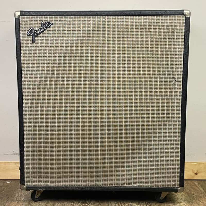 Fender Bassman 50 2x15" Speaker Cabinet 1974 All Original | Reverb