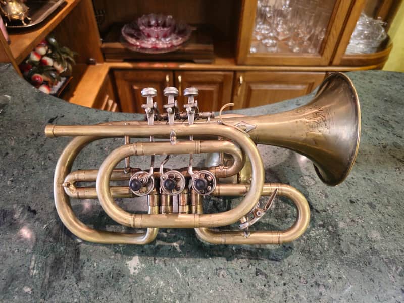 Vintage Orpheus Cornet Trumpet 1986 Kyiv USSR — Brass Wind | Reverb