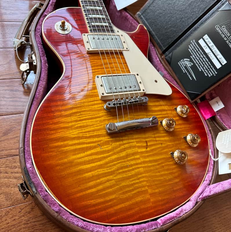 2016 Gibson Custom Shop R9 ‘59 Reissue Les Paul Factory Aged | Reverb
