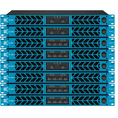 CVR D-2002 BLUE High Power Amplifier 2 Channel Class D Audio | Reverb