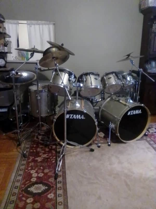 Tama Superstar 1990-2000 - Silver Sparkle | Reverb