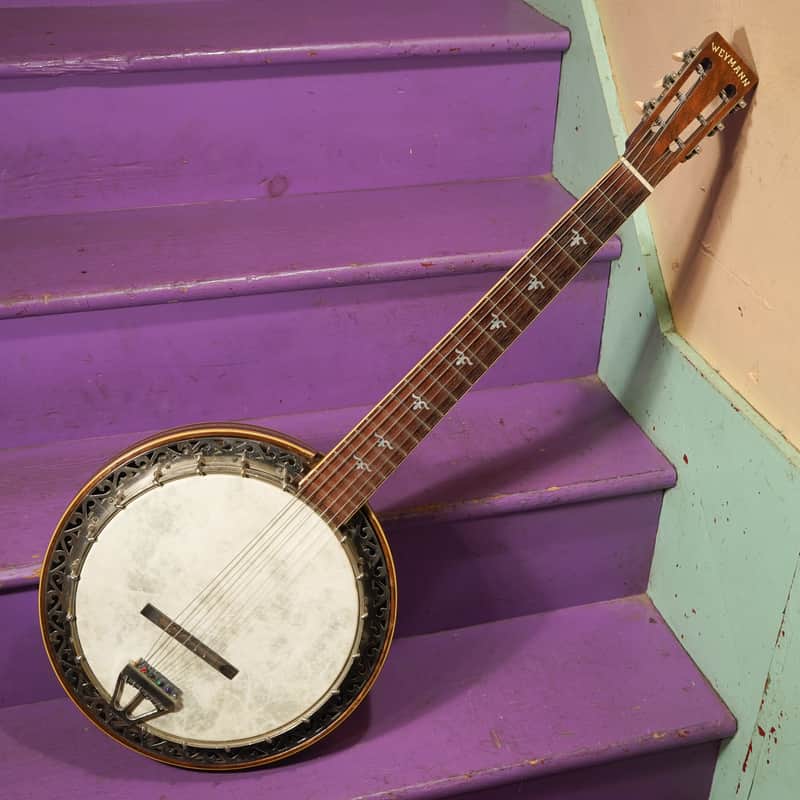 1929 Weymann Style 85 Megaphonic 6-String Banjo-Guitar | Reverb UK