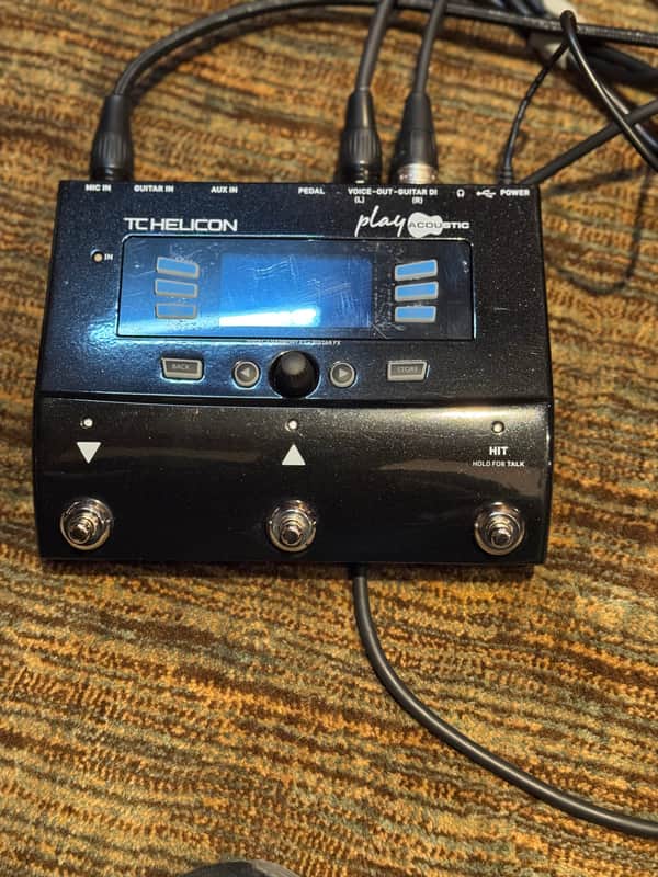 TC Helicon Play Acoustic Harmony Pedal 2025-Black | Reverb