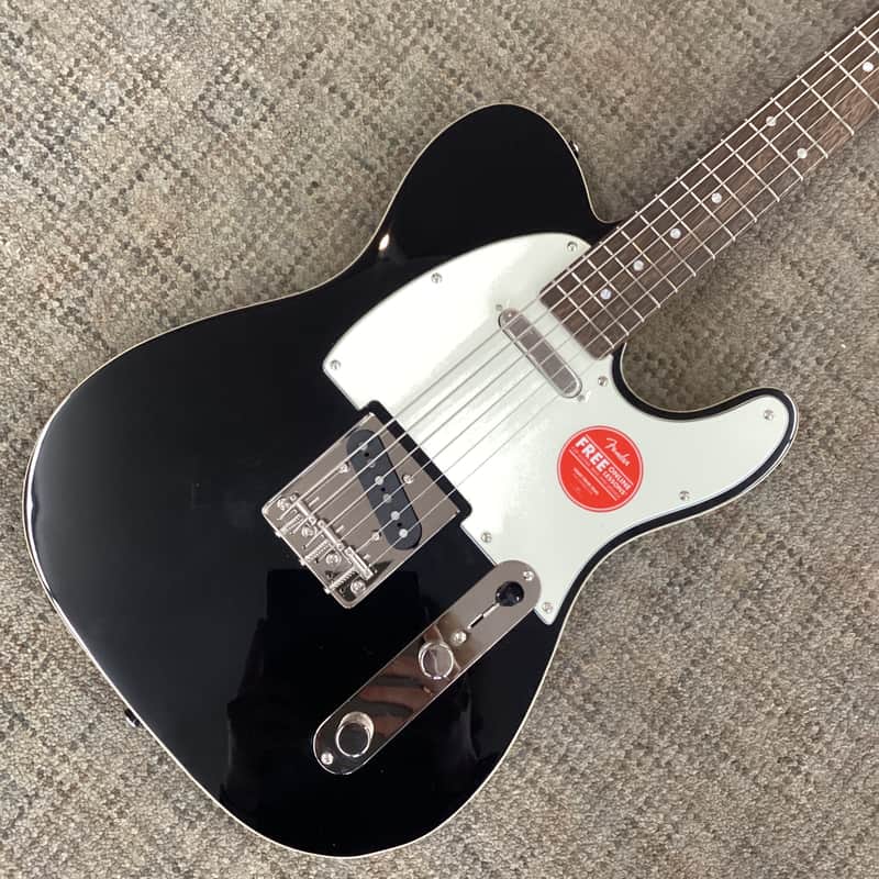 Squier Classic Vibe Baritone Custom Telecaster 2025 in Black | Reverb