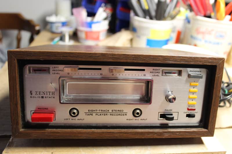 Restored Zenith F638W 8 track player | Reverb