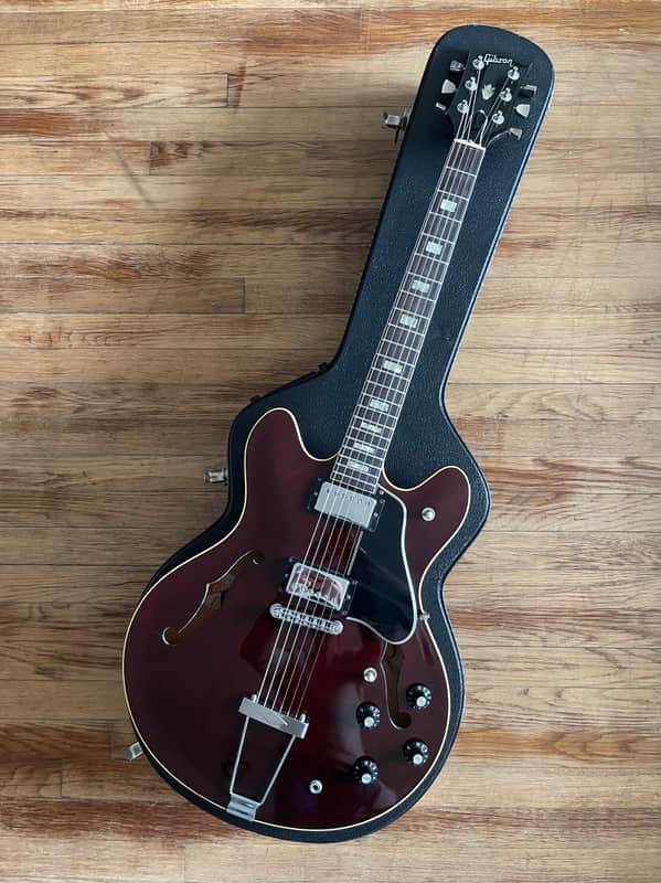 Clean! Gibson ES-335 1980 - Red Wine | Reverb