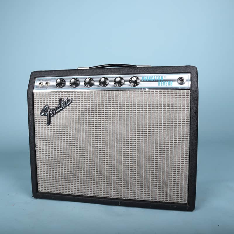 1976 Fender Princeton Reverb Silverface Tube Combo Amplifier | Reverb