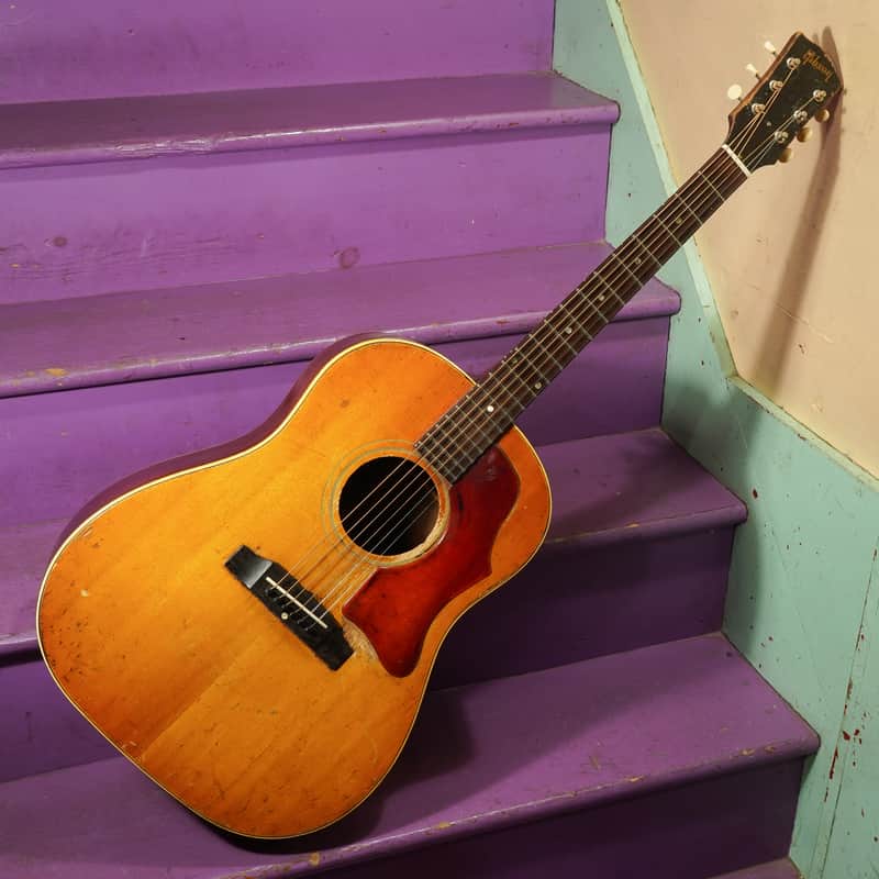 1964 Gibson J-50 Slope Dreadnought Guitar (VIDEO! Fresh Work, | Reverb