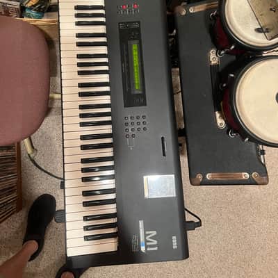 Korg M1 61-Key Synth Music Workstation 1990s - Black | Reverb