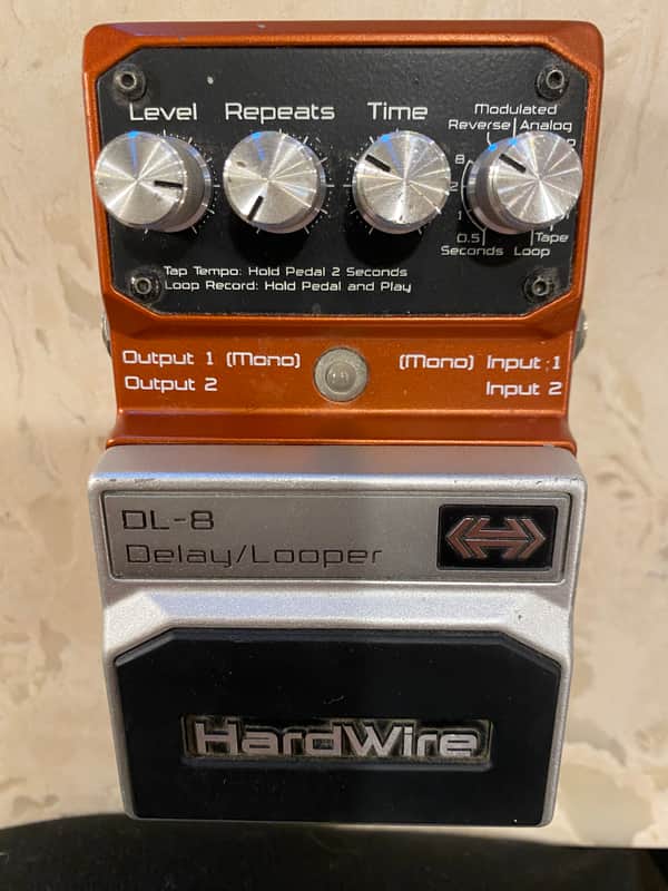 DigiTech Hardwire DL-8 Delay Looper 2010s - Orange | Reverb