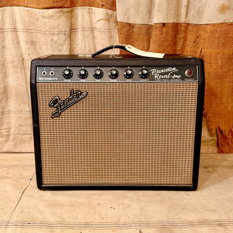 Fender Princeton Reverb 1967 - Black Panel | Reverb