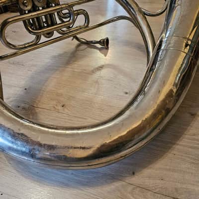 Helicon Eb Tuba Soviet 3 Valves Brass Pipe Wind Instrument | Reverb