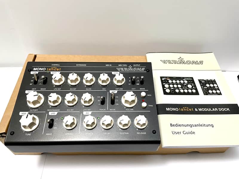 Vermona Mono Lancet Analog Synthesizer - Mint with box | Reverb