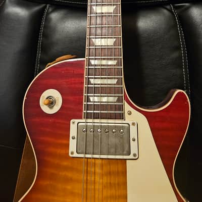 Gibson Les Paul R9 1959 Reissue Aged 2016 - Cherry Sunburst | Reverb