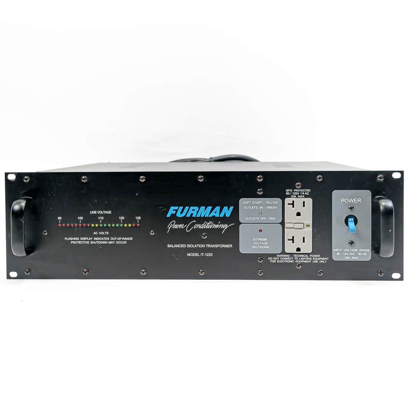 Furman IT-1220 Studio Grade Power Conditioner - Rock Solid | Reverb