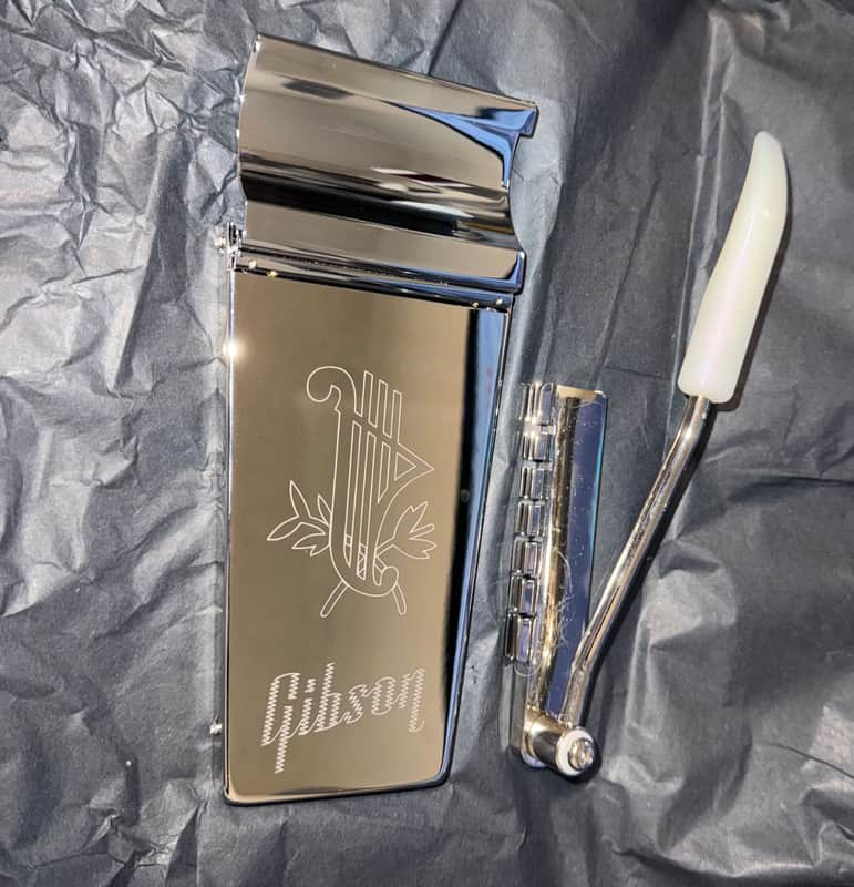 Engraved Custom Long Maestro Vibrola Vibrato Lyre | Reverb Canada