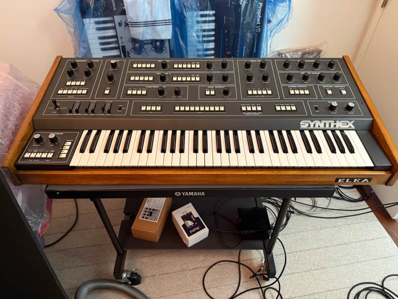 Elka Synthex 1980s - Black MINT!! MINT!! MINT!! | Reverb