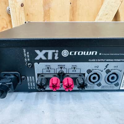 Crown XTi 2000 Power Amplifier - Tested & Working 800 Watts | Reverb