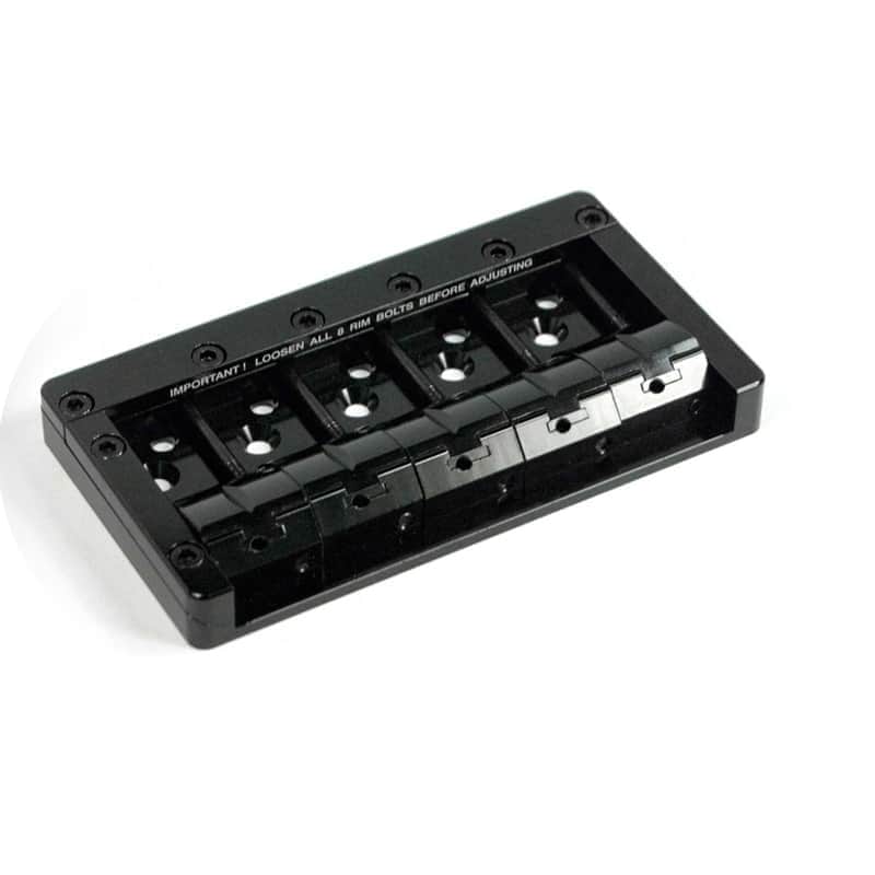 KSM KSM Foundation Bass Bridge (5-String) Black w/ | Reverb Canada