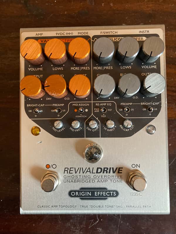 Origin Effects RevivalDrive Custom Ghosting Overdrive with | Reverb