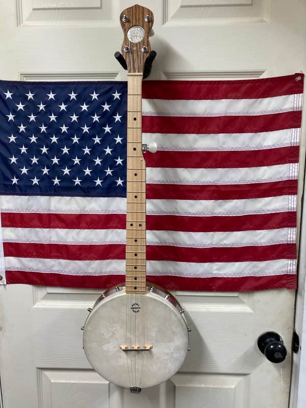 Handcrafted 5 string left hand Banjo 2025 - Golden Oak | Reverb