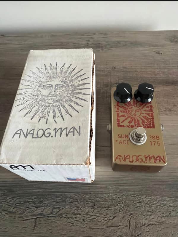 Analogman Sun Face 2SB175 Germanium Fuzz 2002 - 2021 - Gold | Reverb