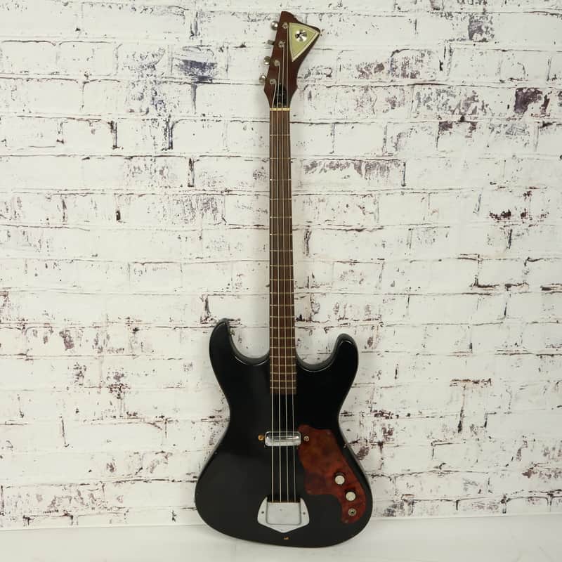 1960s Kay Model K5935 Deluxe 4-String Electric Bass Guitar W/ | Reverb