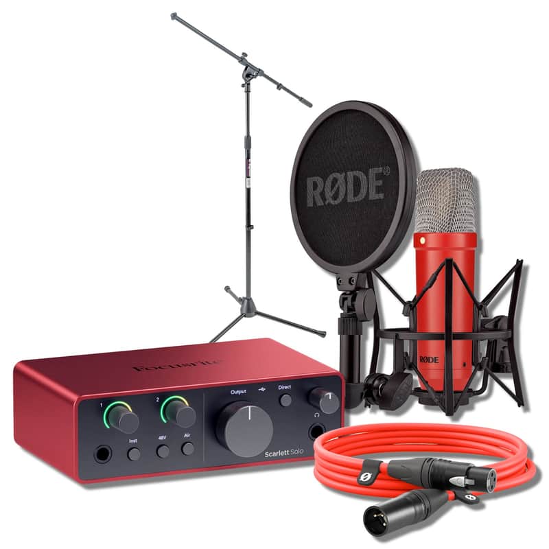 Rode NT1 Signature Series Red Large-Diaphragm Cardioid | Reverb