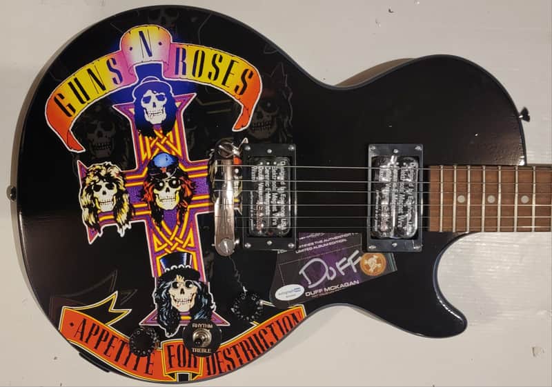 GUNS AND ROSES Guns N Roses G n R Duff Mckagan Autographed | Reverb