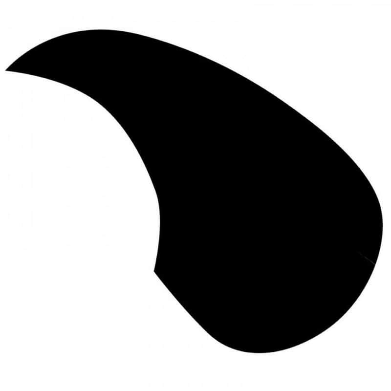 Guitar Tech Self Adhesive Scratchplate Acoustic Black GT601 | Reverb