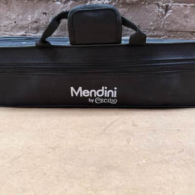 Mendini by Cecilio Student Flute Silver-Plated Closed Hole w/ | Reverb