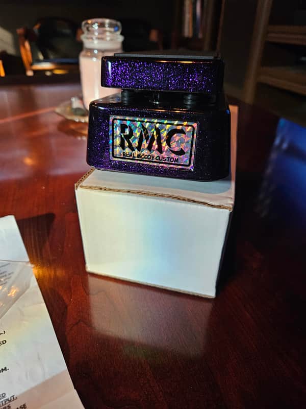 Real McCoy Custom RMC4 Picture Wah - Purple Metallic Flake | Reverb