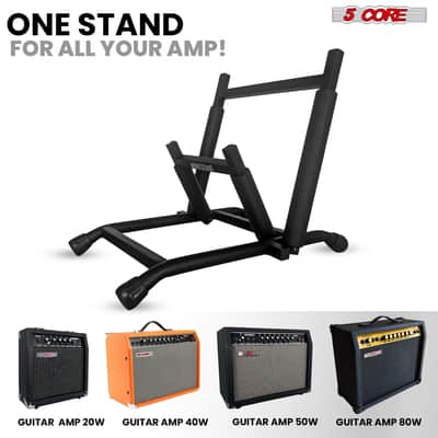 5 Core Amp Stand Heavy Duty Metal Build Adjustable Guitar | Reverb