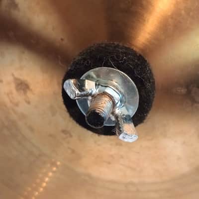 UNMARKED SPLASH CYMBAL ON 3/8" ROD - FREE SHIP TO C-USA! | Reverb