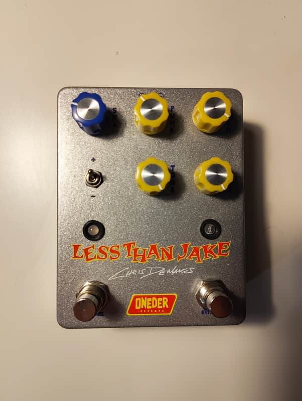 Oneder Effects Less Than Jake Signature Pedal - Silver | Reverb
