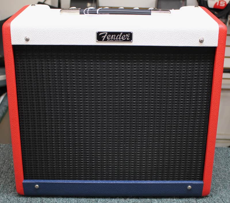 2026 Limited Fender Blues Junior IV Red/White/Blue Eminence | Reverb