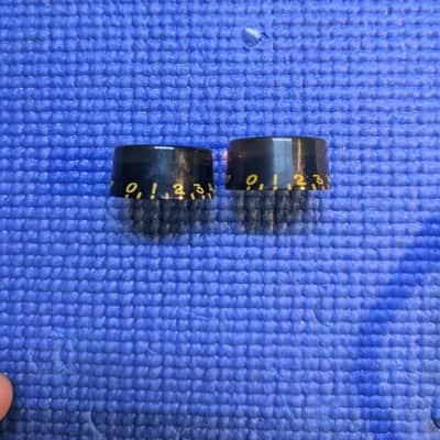 Gibson Speed Knob Set 70's - Black | Reverb