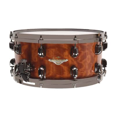 TAMA Starclassic Bubinga 14"x6.5" Snare Drum Limited Figured | Reverb
