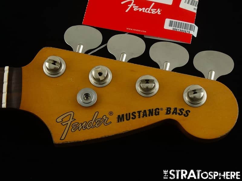 Fender JMJ Justin Meldal-Johnsen Road Worn Mustang Bass NECK | Reverb