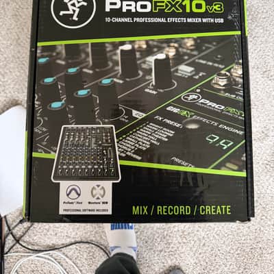 Mackie ProFX10v3 10-Channel Effects Mixer 2020 - Present - | Reverb