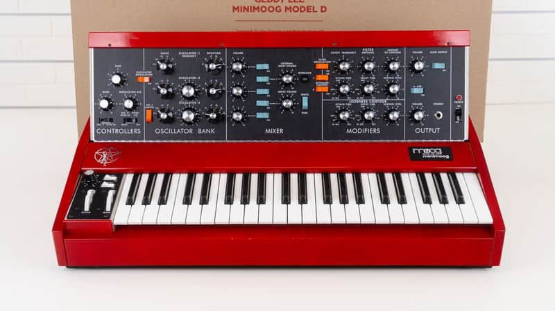Moog Geddy Lee Signature Model D Analog Synthesizer | Reverb