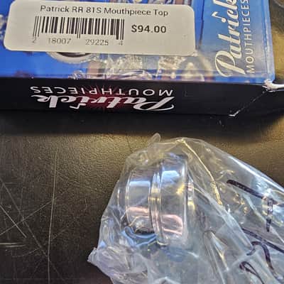 Patrick Mouthpieces PR 81 S Mouthpiece Top 2025 - Silver | Reverb