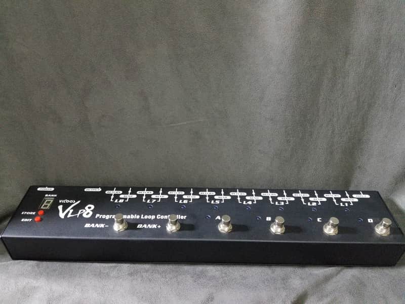 Vitoos VLP8 8 Channel Programmable Looper Pedal Switcher | Reverb