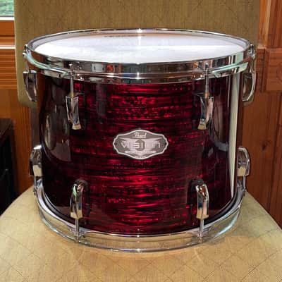 Pearl Vision 13" X 10” SST Tom Drum - Red Strata Finish! | Reverb