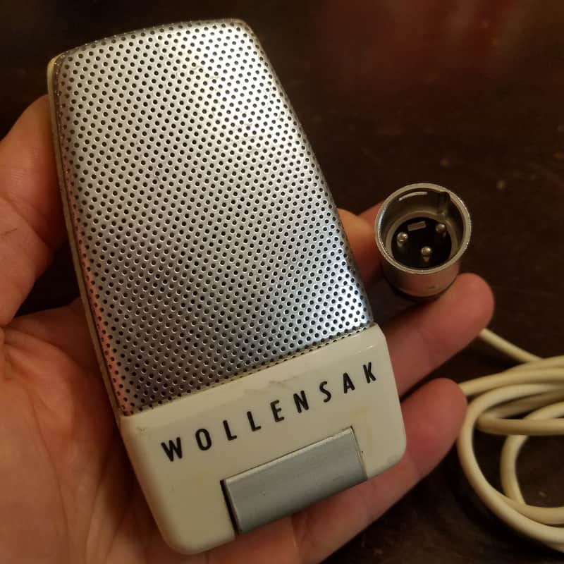 Shure XLR Wollensak Space Age B-162-4 Harp Mic 1956 Chrome / | Reverb
