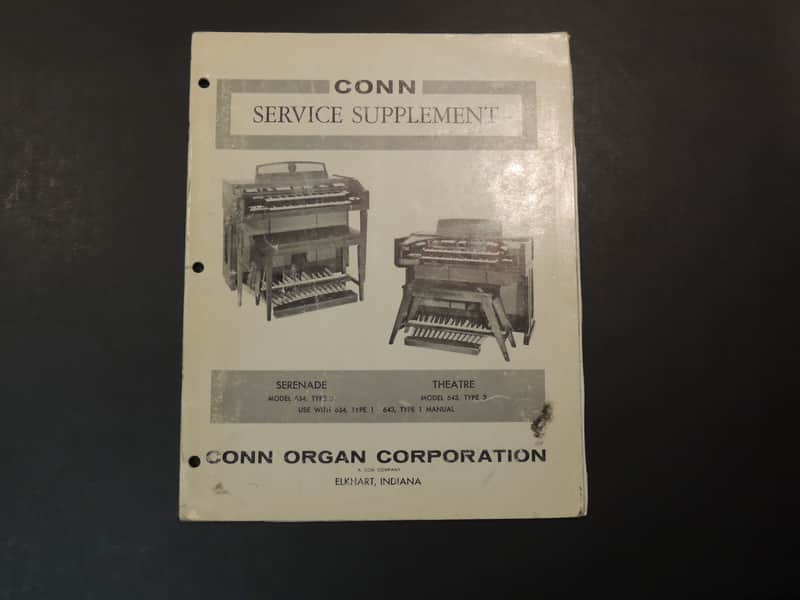 Conn Serenade Model 634 Type 3 & Theatre Model 643 Type 3 | Reverb