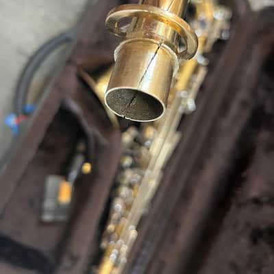 Evette Alto saxophone with case and mouthpiece. Made in USA | Reverb
